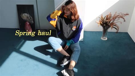 봄맞이 패션 하울 🌷 17가지 신상 아이템 뉴트로 코디 Youtube