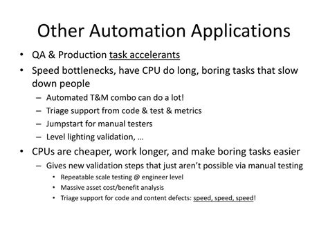 Ppt Accelerating The Qa Test Cycle Via Metrics And Automation Larry