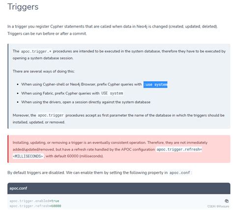 neo4j 基于docker配置apoc函数库及trigger 触发器 docker镜像中没有启用apoc功能 csdn博客