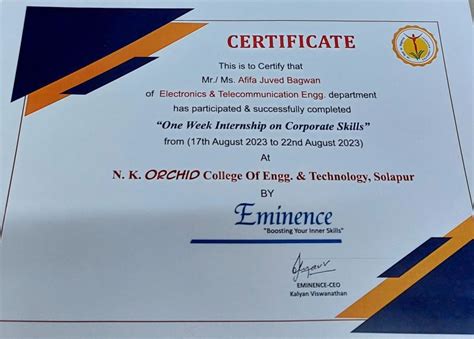 Afifa Bagwan On Linkedin The Time I Spent In Corporate Skills As An