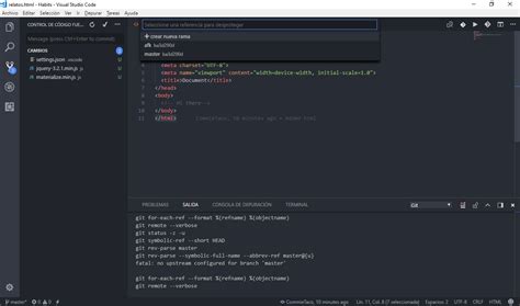 Visual Studio Code Can T Create Multiple Branches For Git In VSCode Stack Overflow