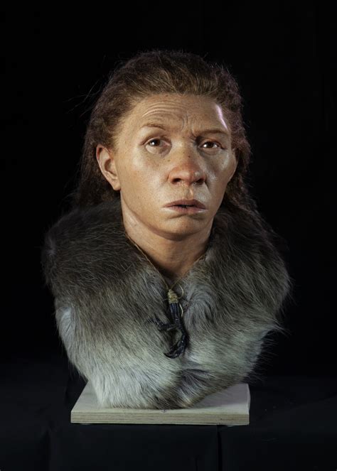 Neanderthal Face Woman