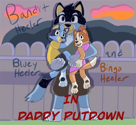 Bluey Daddy Put Down Redraw By Sweets Cat88 On Deviantart