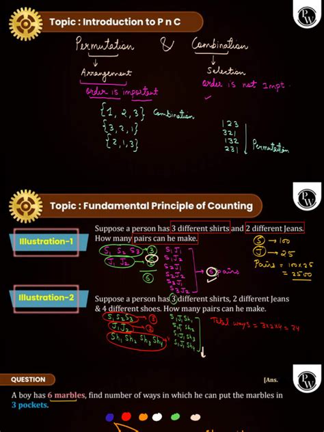 Permutation And Combination 01 Class Notes Arjuna Jee 2025 1 1 Pdf