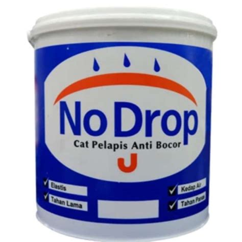 Promo Cat Tembok No Drop Waterproof 5kg Pelapis Anti Bocor No Drop