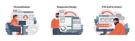 Web Development Set Flat Vector Illustration Vector Art At Vecteezy