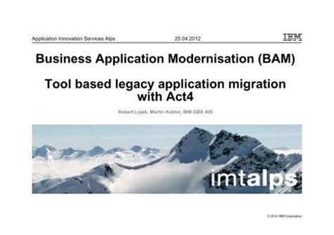 SigMo IBM BAM With Act4