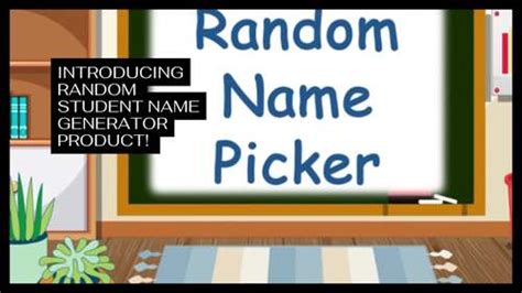 Random Name Picker Generator For Classroom Engagement Editable PowerPoint Tool