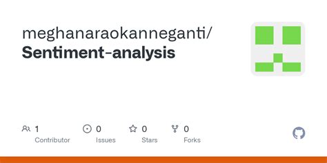 GitHub Meghanaraokanneganti Sentiment Analysis