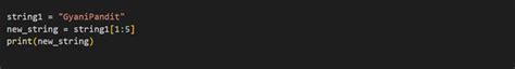 Python String Slicing With Example