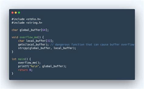 Overflow Vulnerabilities
