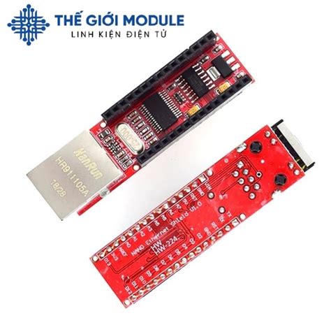 kit ethernet shield v1 0 enc28j60 rj45 cho arduino nano v3 thế giới