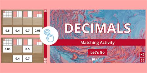 Decimals Matching Game KS Maths Beyond Teacher Made