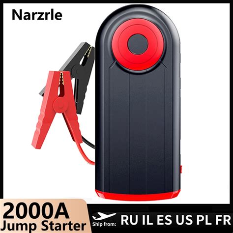 새로운 업그레이드 미니 휴대용 자동차 점프 스타터 전원 자동차 배터리 부스터 충전기 12v 시작 장치 가솔린 디젤 자동차 스타터 Aliexpress