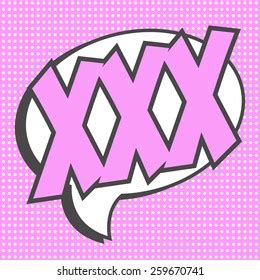 Xxx Pop Art Illustration Vector Format Stock Vector Royalty Free Shutterstock