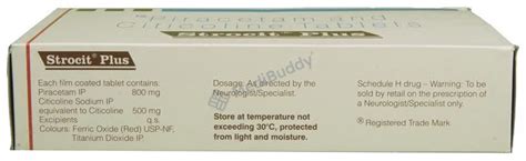 Buy Strocit Plus Tablet Online Genuine And Fast Delivery Medibuddy