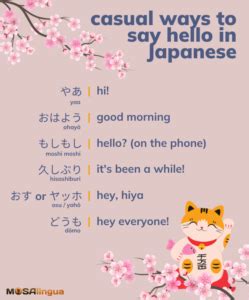 8 Ways to Say Hello in Japanese - MosaLingua