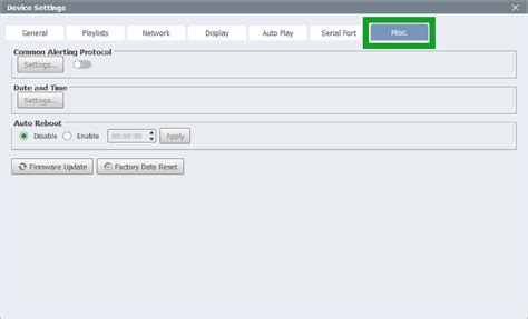 Configure Device Settings Novo Support