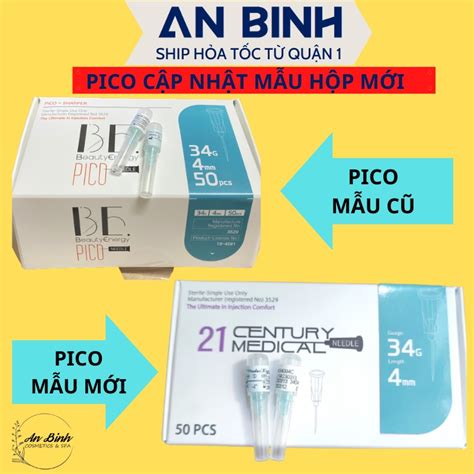 cây đầu kim tiêm meso pico needle hàn quốc chính hãng