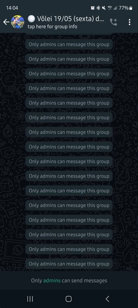 [help] Repeatedly Messages From Whatsapp System In Closed Groups To Members Only Admins Can