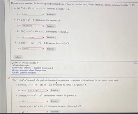 Determine The Roots Of The Following Quadratic