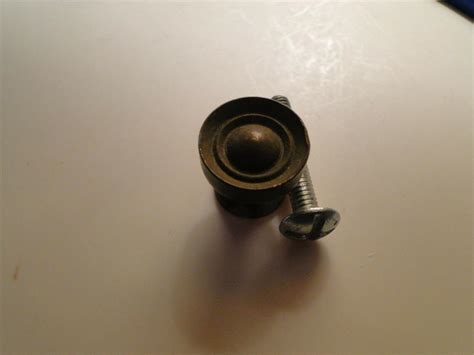 Original Ethan Allen Brass Furniture Drawer Pull Knob Hardware