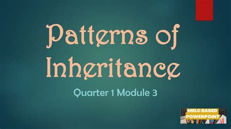 Genetics And Inheritance Pptx