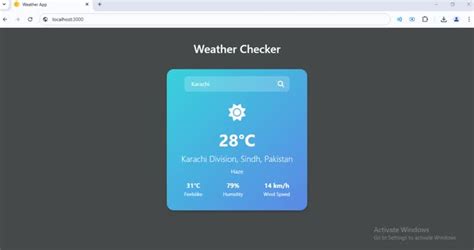 muhammad anas on linkedin reactjs javascript vite weatherapp