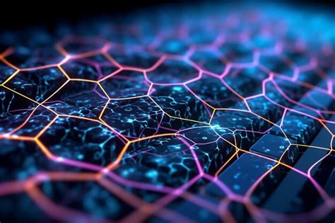 A Close Up View Of A Computer Screen 3d Rendering Premium Ai Generated Image