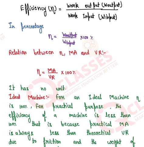 Machines Chapter Important Questions Class Icse