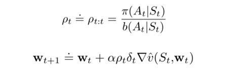 Reinforcement Learning Generalisation Of Off Policy Learning