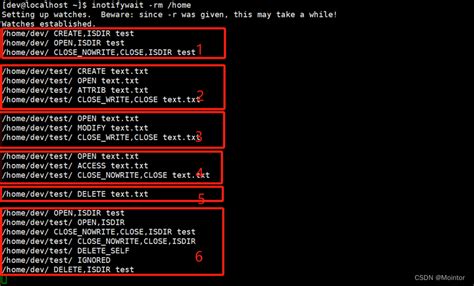 使用inotify监控文件及文件夹 inotifywait监控文件 csdn博客