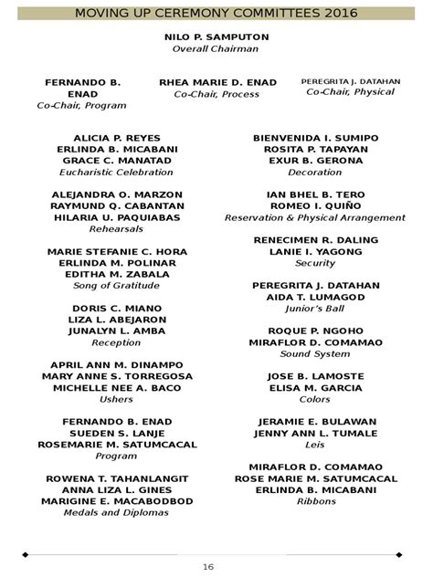 Moving Up Program Pdf Schools Further Education