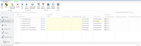 Defining Test Cases In Test Scenarios