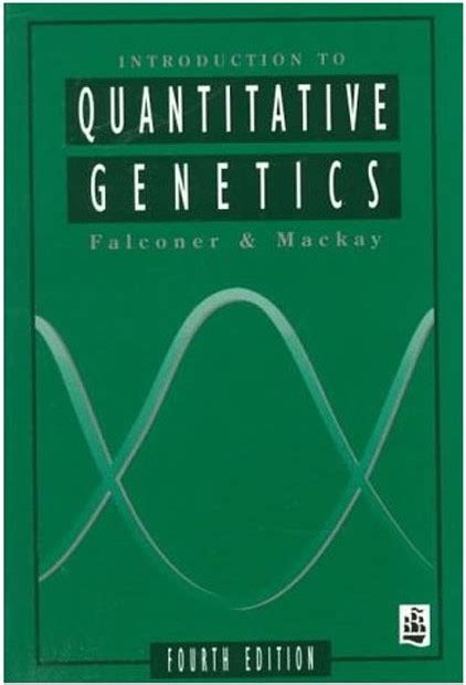 Introduction To Quantitative Genetics Th Edition Sherwood Books