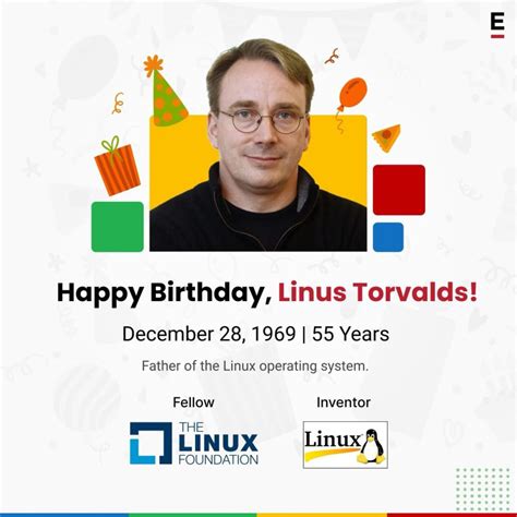 happybirthday linustorvalds linux opensource techinnovation