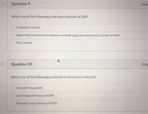 Solved Question 9 10 P Which One Of The Following Is The