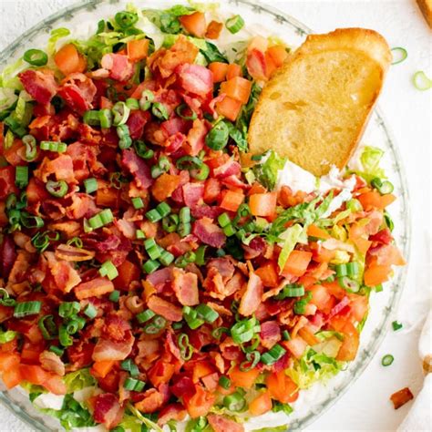 Blt Dip With Crostini {easy 15 Minute Recipe} Yellow Bliss Road