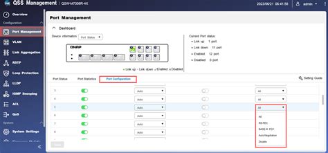 Configuring And Troubleshooting Fec Settings On Qnap Qsw Managed Switches Qnap