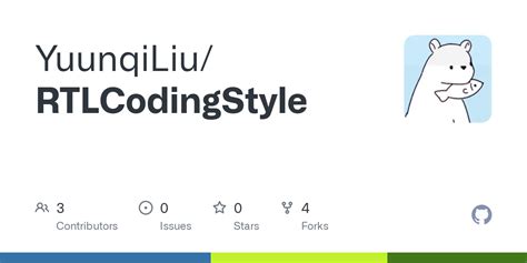 GitHub YuunqiLiu RTLCodingStyle