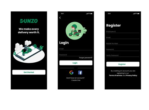 dunzo app by nandini on dribbble