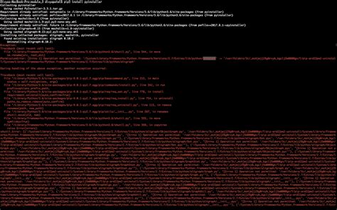 Python How To Fix Error In Installing Pyinstaller On Mac Stack