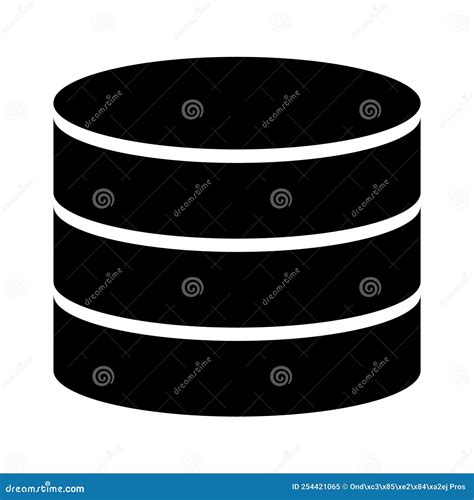 Database Storage Icon Internet Network Server Cloud Data Symbol