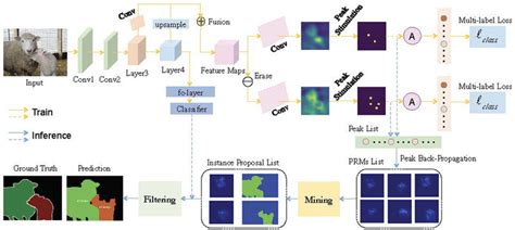 Weakly Supervised Instance Segmentation Via Peak Mining And Filtering