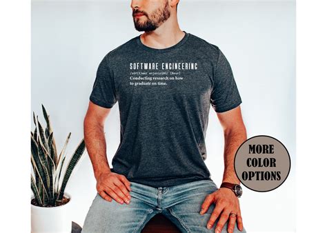 Unisex Software Engineering Definition Tee Software Engineering T Coding Humor Top Tech