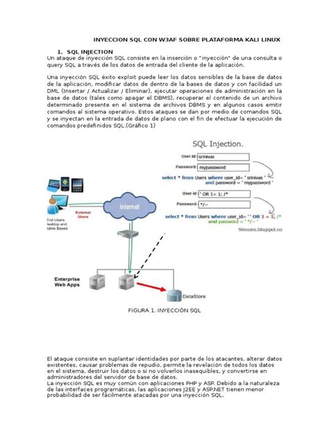 Sqli W3af Hacerseoir Pdf Sql Tabla Base De Datos