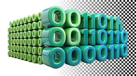 Binary Code Digital Technology And Data Representation Image Png