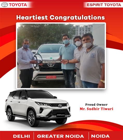 Espirit Toyota Espirit Toyota Welcomes Mr Sudhir Tiwari