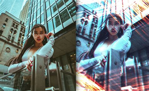 Scanline Effect Photoshop Add Ons Graphicriver