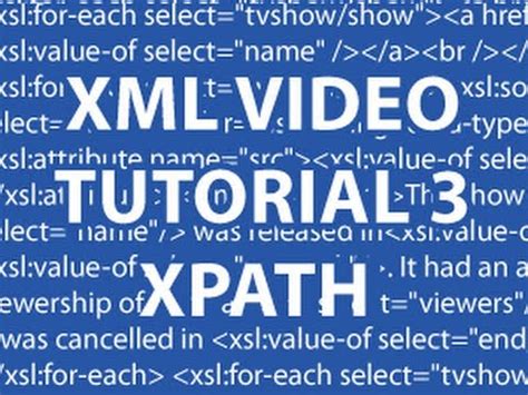XML Video Tutorial YouTube